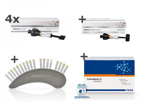 Admira Fusion set 5x sysringes, bond, shade guide | CrocoDental.eu