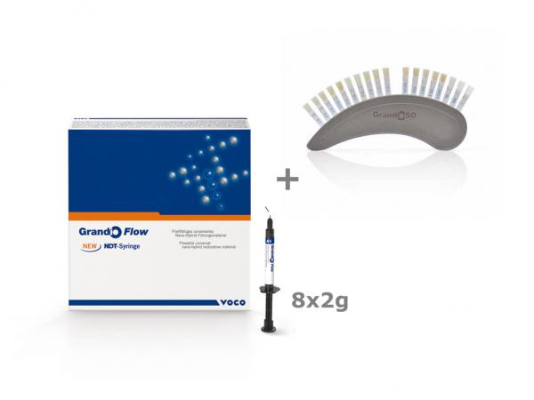Grandio Flow Set syringe 8×2g+Shade Guide | CrocoDental.eu
