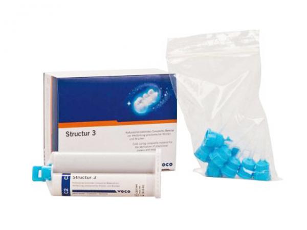 Structur 3 Cartridge 50 ml + mixing tips type 6 | CrocoDental.eu