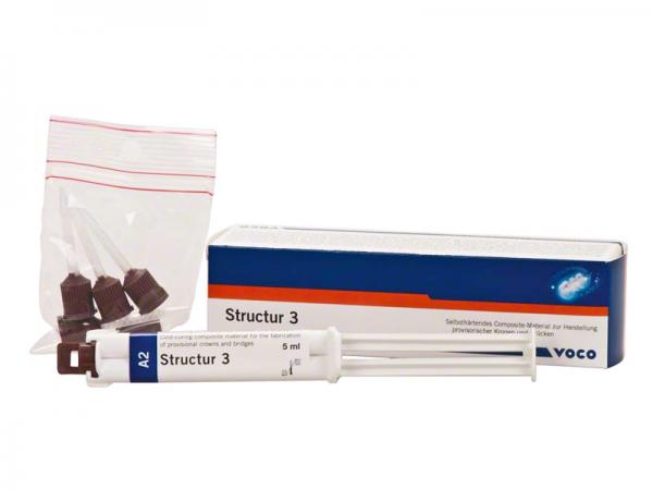 Structur 3 QuickMix syringe 5ml + mixing tips type 10 | CrocoDental.eu