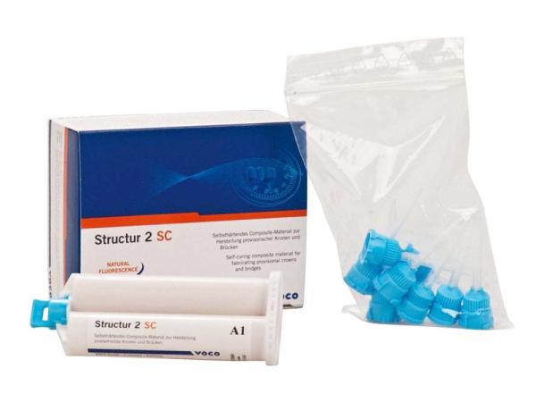 Structur 2 SC Cartridge 75g + mixing tips type 6 | CrocoDental.eu